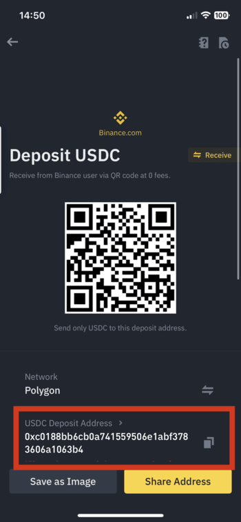 Withdraw USDT / USDC